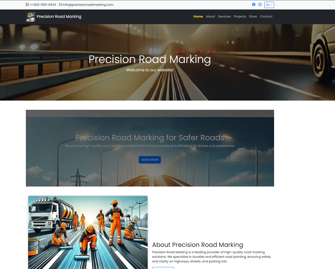 How I Built a Bilingual Road Marking Company Website with Django ...